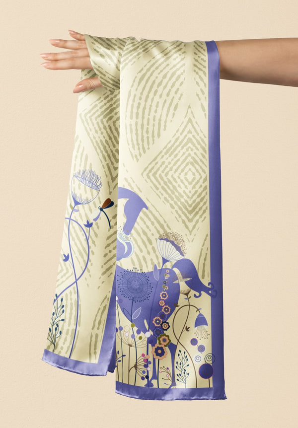 Masquerade of Moonlight Silk Stole – Showshaa
